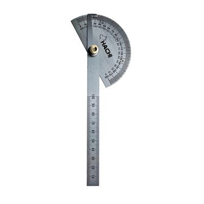 HACHI Stainless Steel Protractor Silver Color | OfficeMate