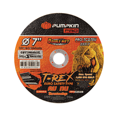 แผ่นไฟเบอร์ตัดเหล็ก/สแตนเลส7นิ้ว พัมคิน 23317 ดำ | OfficeMate