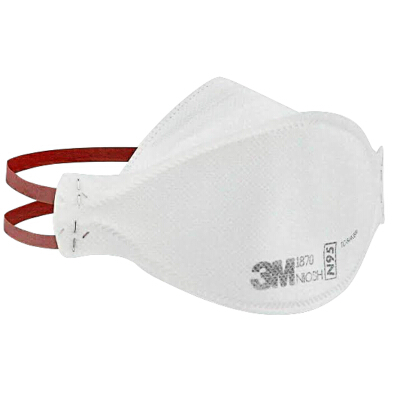 3M หน้ากากป้องกันการแพร่กระจายเชื้อโรคฝุ่นละออง รุ่น 1870+N95 แยกชิ้น ...