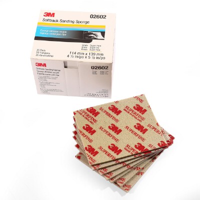 3M ฟองน้ำกระดาษทรายละเอียดพิเศษ รุ่น 02602 (กล่อง 20 ชิ้น) | OfficeMate