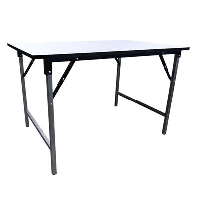 ONE Multipurpose Folding Table T-75120 White-Black Color | OfficeMate