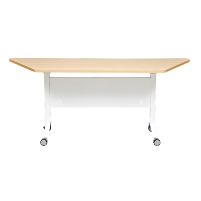 Furradec Table Table White Oak-Legs White Color | OfficeMate