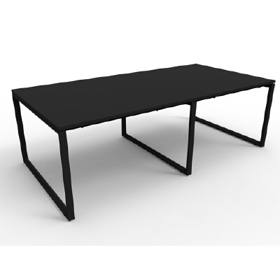OfficeIntrend Conference Table NEW VIRO SQUARE-240 Black | OfficeMate