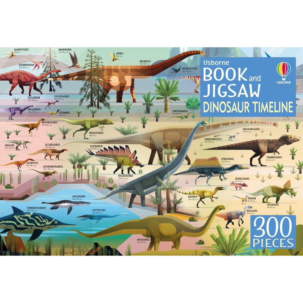 BOOK & JIGSAW: DINOSAUR TIMELINE | B2S