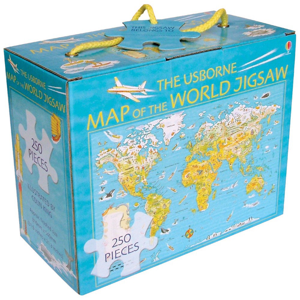 MAP OF THE WORLD JIGSAW, THE (NEW ED.) | B2S