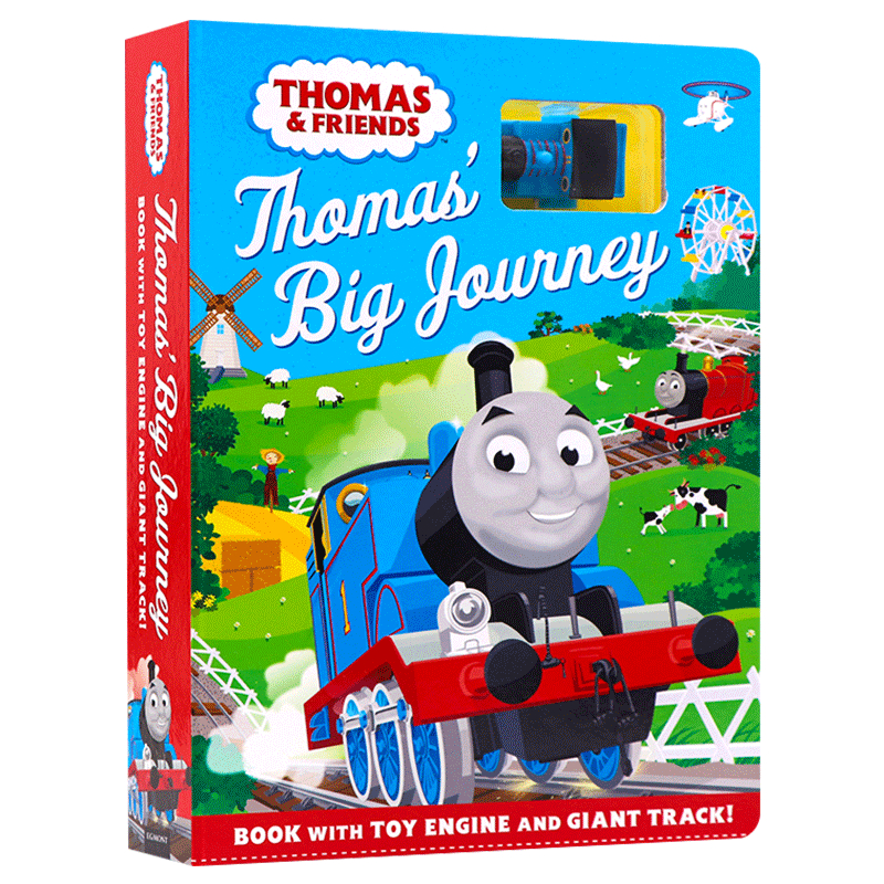 THOMAS & FRIENDS: THOMAS BIG JOURNEY: BOOK WITH TOY ENGINE AND GIANT ...