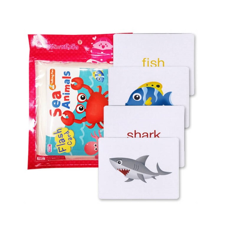 หนังสือ การ์ด Flash Cards : Sea Animals | B2S