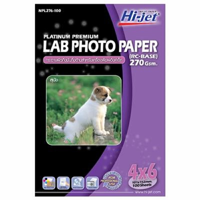 [FREE] HI-JET Inkjet Photo Paper Semi-Gloss 4x6 Inch 270gsm (Pack of ...