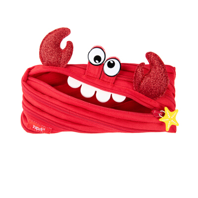 Zipit MONSTER POUCH - CRAB Red Color | B2S