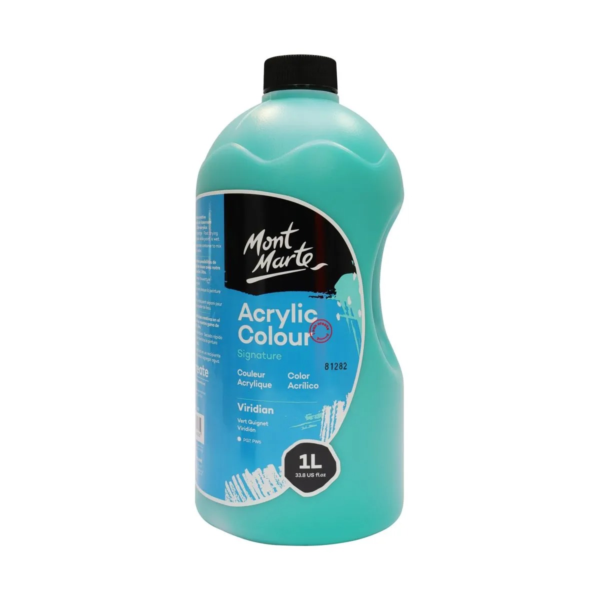 MONT MARTE สีอะคริลิคหัวปั๊ม สี Viridian ขนาด 1 ลิตร | B2S