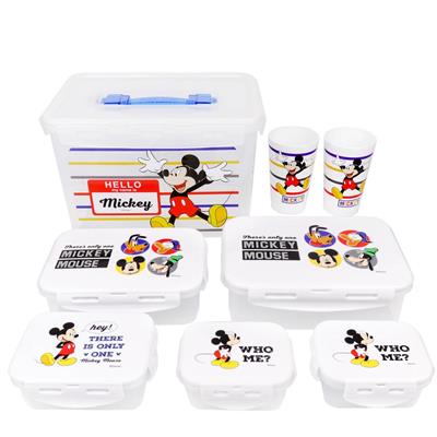 Super Lock ชุดกล่องถนอมอาหาร 14 ชิ้น รวมฝา Disney Micke | OfficeMate