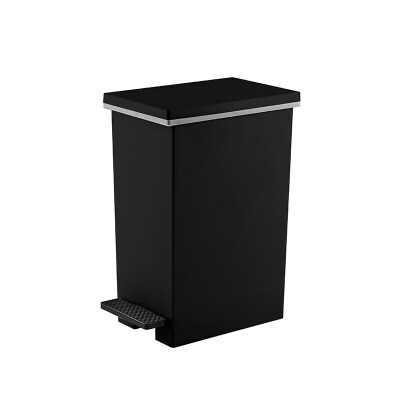 DKW Pedal Trash Bin Set SAAN 5 Liters - Dark Gray (Pack of 6 Bins ...