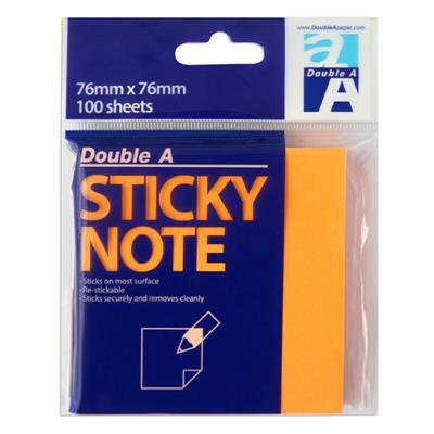 Sticky Note Double A S8858741718638TH :76x76mm: Neon | OfficeMate