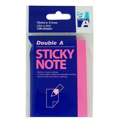 Sticky Note Double A S8858741718768TH :76mm x 51mm: | OfficeMate