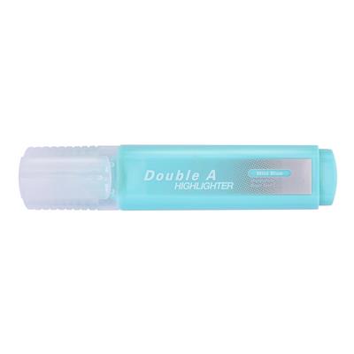 Flat Highlighter Mild Double A S8858741733501TH Blue | OfficeMate
