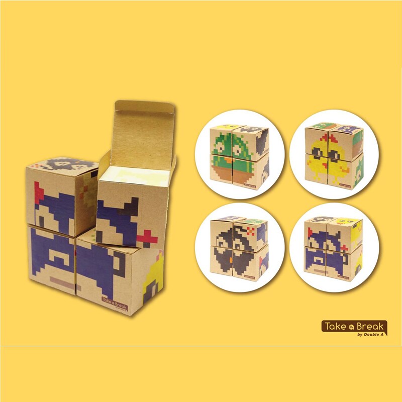 Mini Box Double A C8858741726626A 62x62 mm. 80g. 600 | OfficeMate