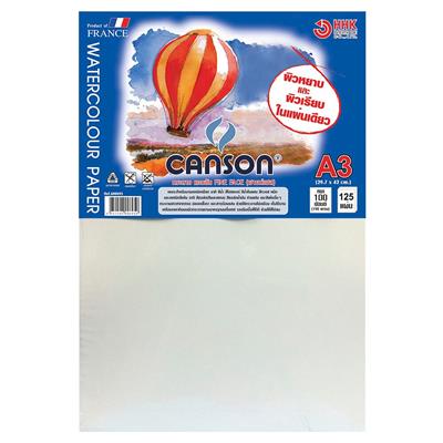 แพ็ค Fine Face Canson 600695 190g หยาบ A3 (1x125) 1 ชิ้ | OfficeMate