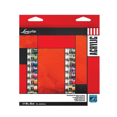 Louvre Acrylic paint Louvre 806787 24X10 ML. 6 pieces / box | OfficeMate