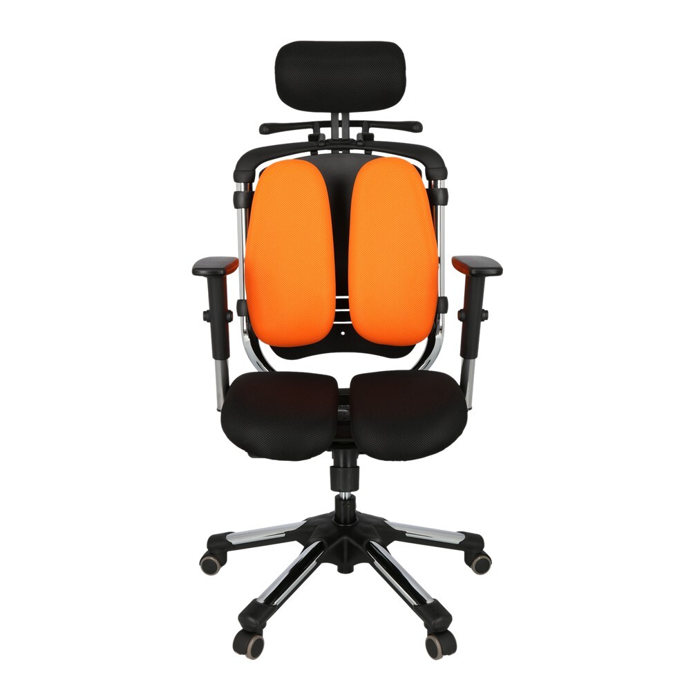 เก้าอี้สุขภาพ ฮาร่าแชร์ HR002 รุ่น นิชเช่- 2 สีส้ม | OfficeMate