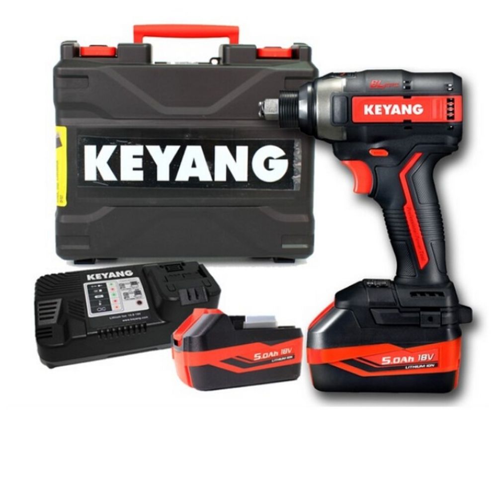 KEYANG DW18BLA บล๊อคไฟฟ้าไร้สาย 18V 210NM, Brushless แบตเตอรี่ 5.0Ah 2 ...