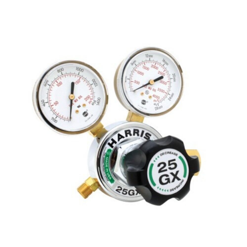 HARRIS 25GX-10-OX เกจ์ลม OX หน้าปัดใหญ่ (#เก่า 825-10M-O2,25GX-Z013) | OfficeMate