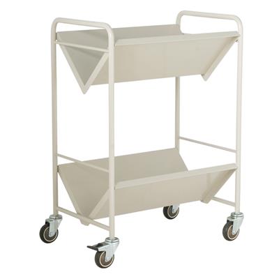 JUMBO Office trolley V-shaped shelf FL2-0604 | OfficeMate
