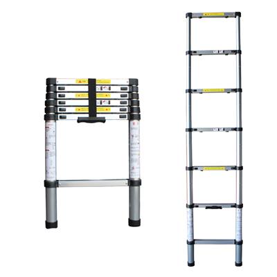 INTERTHAI BY BARCO Aluminum Extendable Straight Ladder 7 Steps, Maximum ...