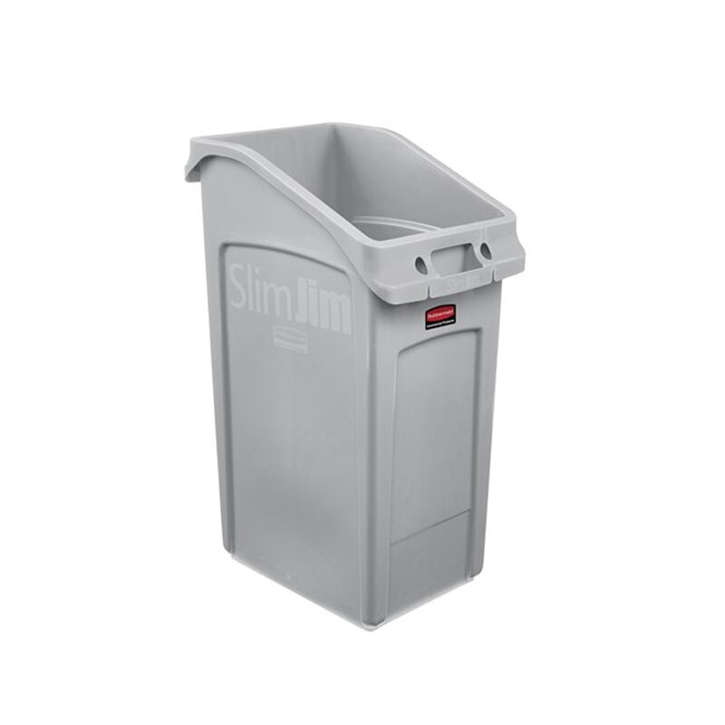 slim jim container Rubbermaid Thailand 87 L Grey | OfficeMate
