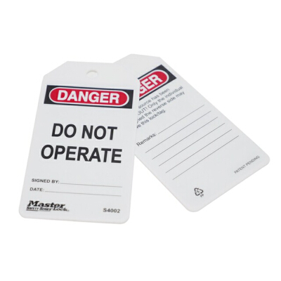 MASTER LOCK ป้ายเตือนชนิดเขียนแล้วลบได้ S4002 Guardian Extreme Tago ...