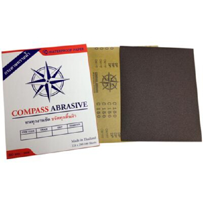 COMPASS Water Proof Paper Abrasive CW11T 9"x11" A1200 | OfficeMate