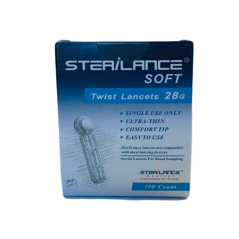 เข็มเจาะเลือดบริเวณปลายนิ้ว สเตอริแลนส์ Twist 28G | OfficeMate