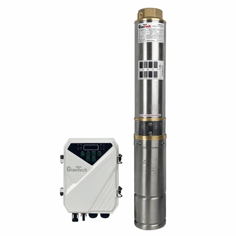 Submersible Solar Pump 4 Inch GIANT TECH No.4DPC11.5-49-110-1100 DC110V ...