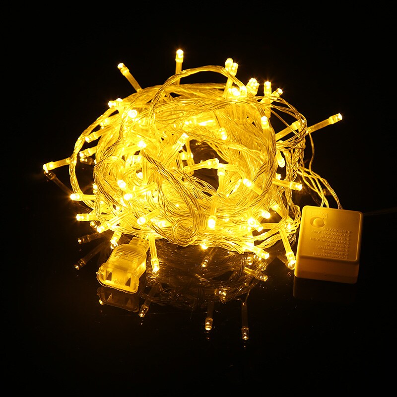 Christmas Light LED 100 Pcs. 4W LUZINO DCR-0107 Size 10 M. Yellow ...