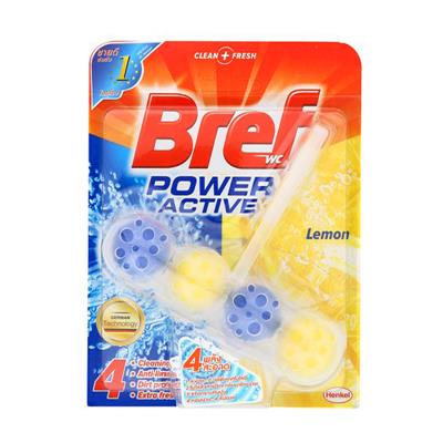 ก้อนทำความสะอาดสุขภัณฑ์ 4 อิน 1 กลิ่นเลมอน BREF ขนาด 50 | OfficeMate