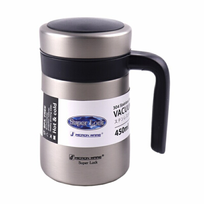 Thermos Glass 450 ML. SUPER LOCK No.1866SV Silver | OfficeMate