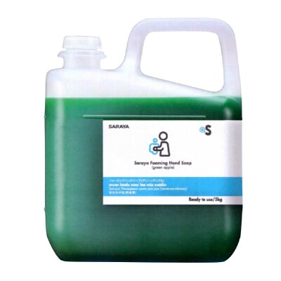 SARAYA Anti-bacterial Hand Foaming Soap (Green Apple) -5Kg. | OfficeMate