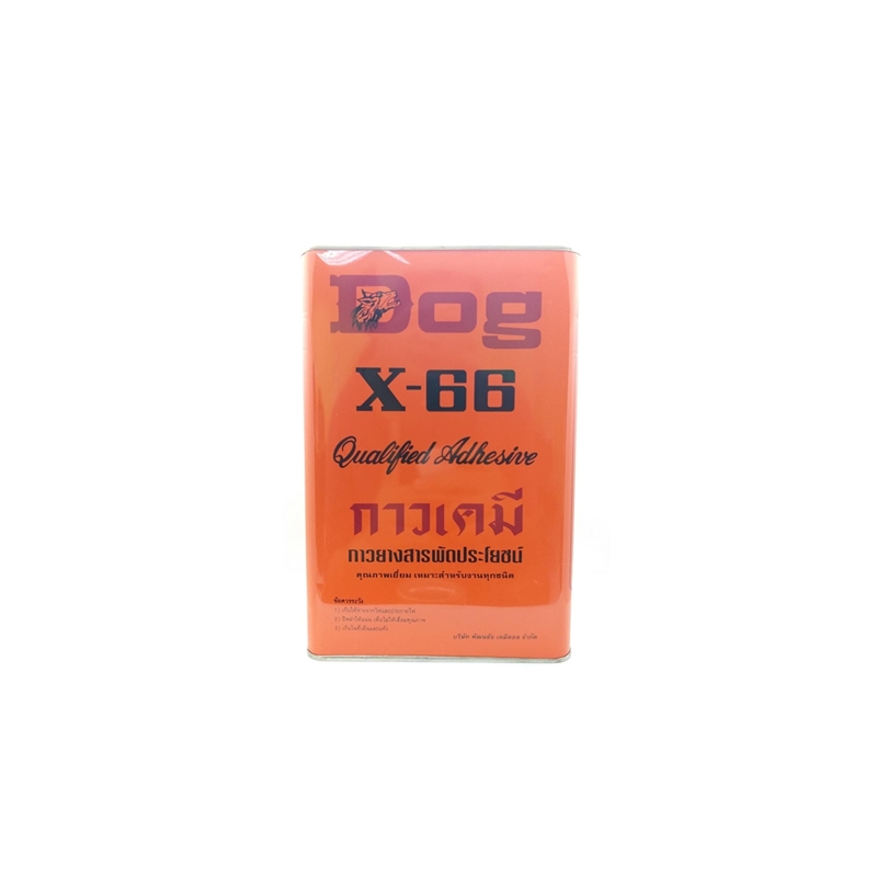 DOG X-66 กาวยางตราหมา 3 กก. (ลัง 6 แกลลอน) | OfficeMate
