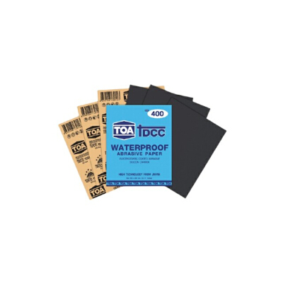 TOA กระดาษทรายน้ำ เบอร์#400 (แพ็คละ 60 แผ่น) | OfficeMate