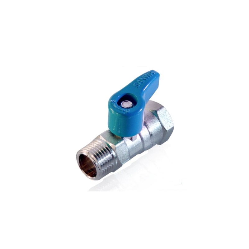Mini Ball Valve (MF) Sanwa Model BV15MF Size 1/2 inch (20 per box ...