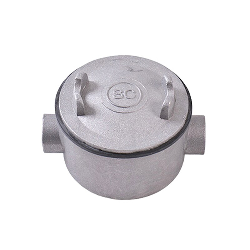 2 Ways Round Box with Waterproof Cover Model SC No. 1/2 2WAY Size 1/2 Inch Silver | OfficeMate