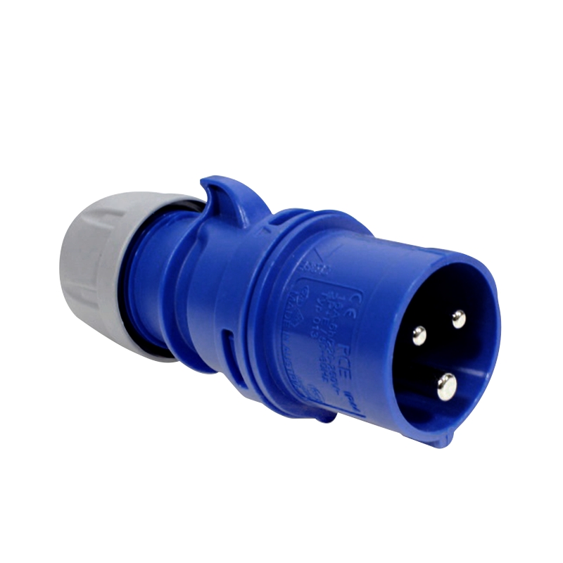 Powerplug HACO No. 013-6V Power 16A, 230V, 3Pin Blue | OfficeMate