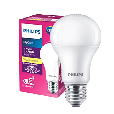 หลอดไฟ LED 10 วัตต์ Warm White PHILIPS รุ่น LEDBULB 10W | OfficeMate