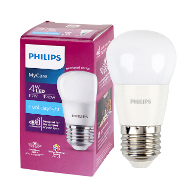 หลอดไฟ LED E27 4 วัตต์ Daylight PHILIPS รุ่น LED 4-40W E27 6500K | OfficeMate