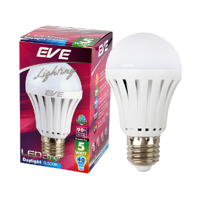 LED Buld EVE LIGHTING A60 EMERGENCY E27 Power 5 W Daylight | OfficeMate