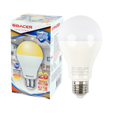 RACER หลอดไฟ LED 20 วัตต์ Warm White รุ่น KATIE LED A70 E27 | OfficeMate