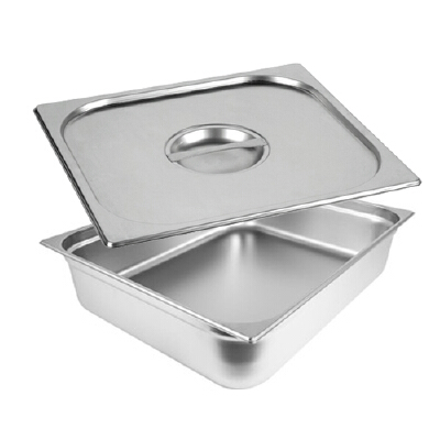 GN PAN 2/1 ถาดสแตนเลส พร้อมฝาปิด NTS GN21150 (กว้าง530 x ยาว650 x สูง ...