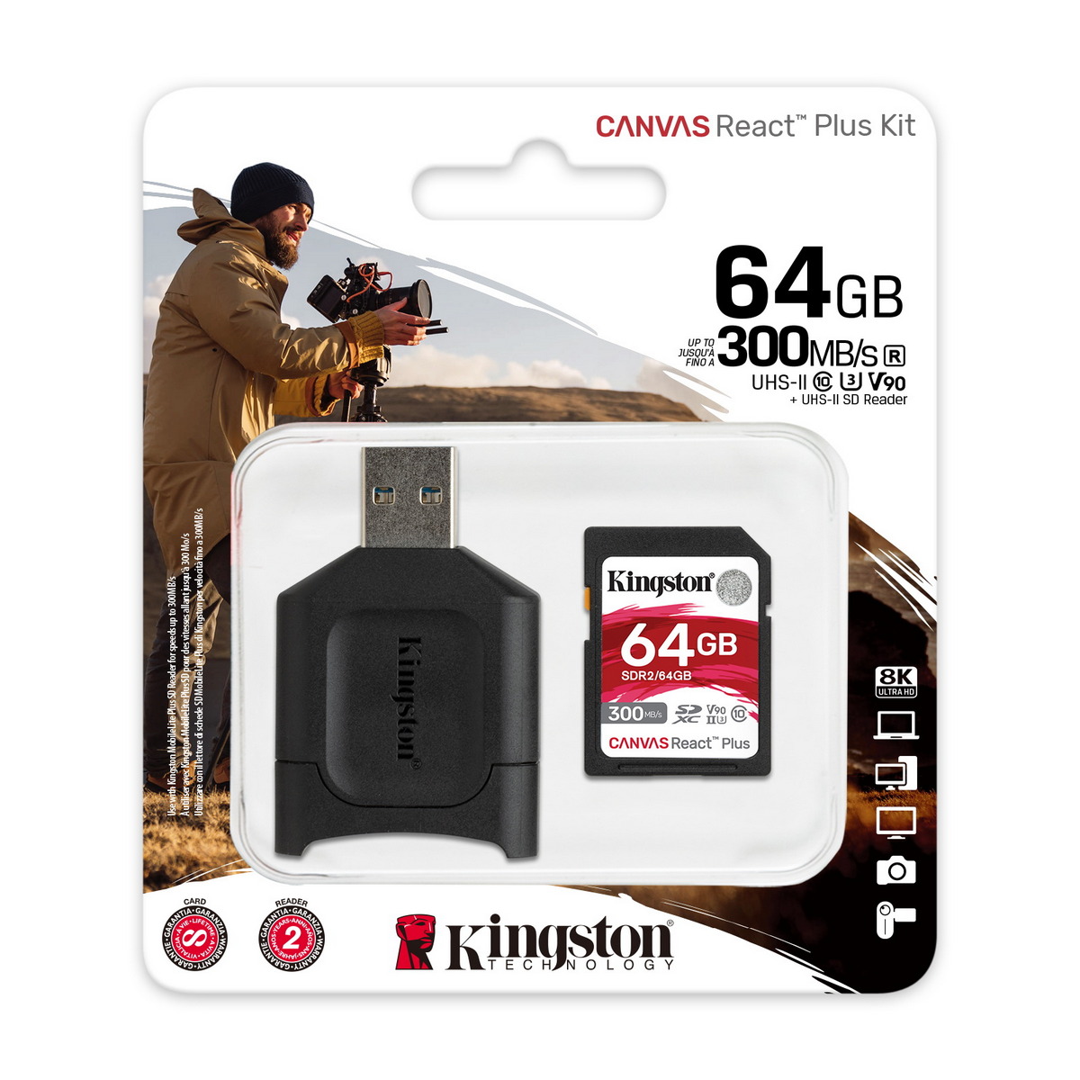 เมมโมรี่การ์ด (64 GB) รุ่น Canvas React Plus SD | OfficeMate