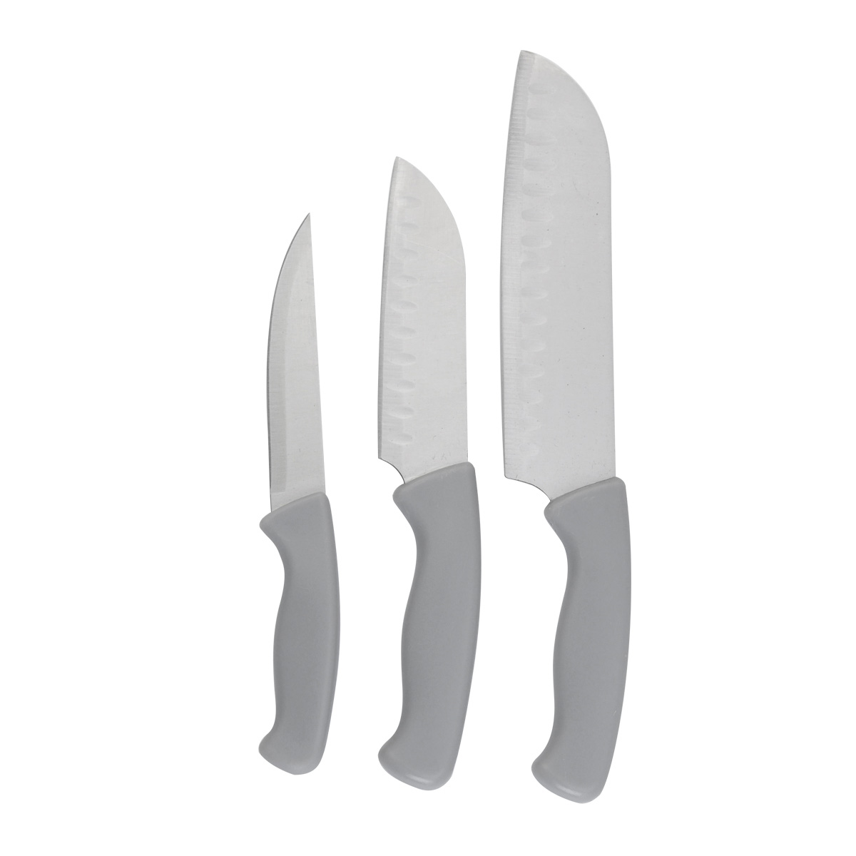 ชุดมีด KASSA HOME รุ่น KP27B5-3PCS (แพ็ค 3 ชิ้น) สีเทา | OfficeMate