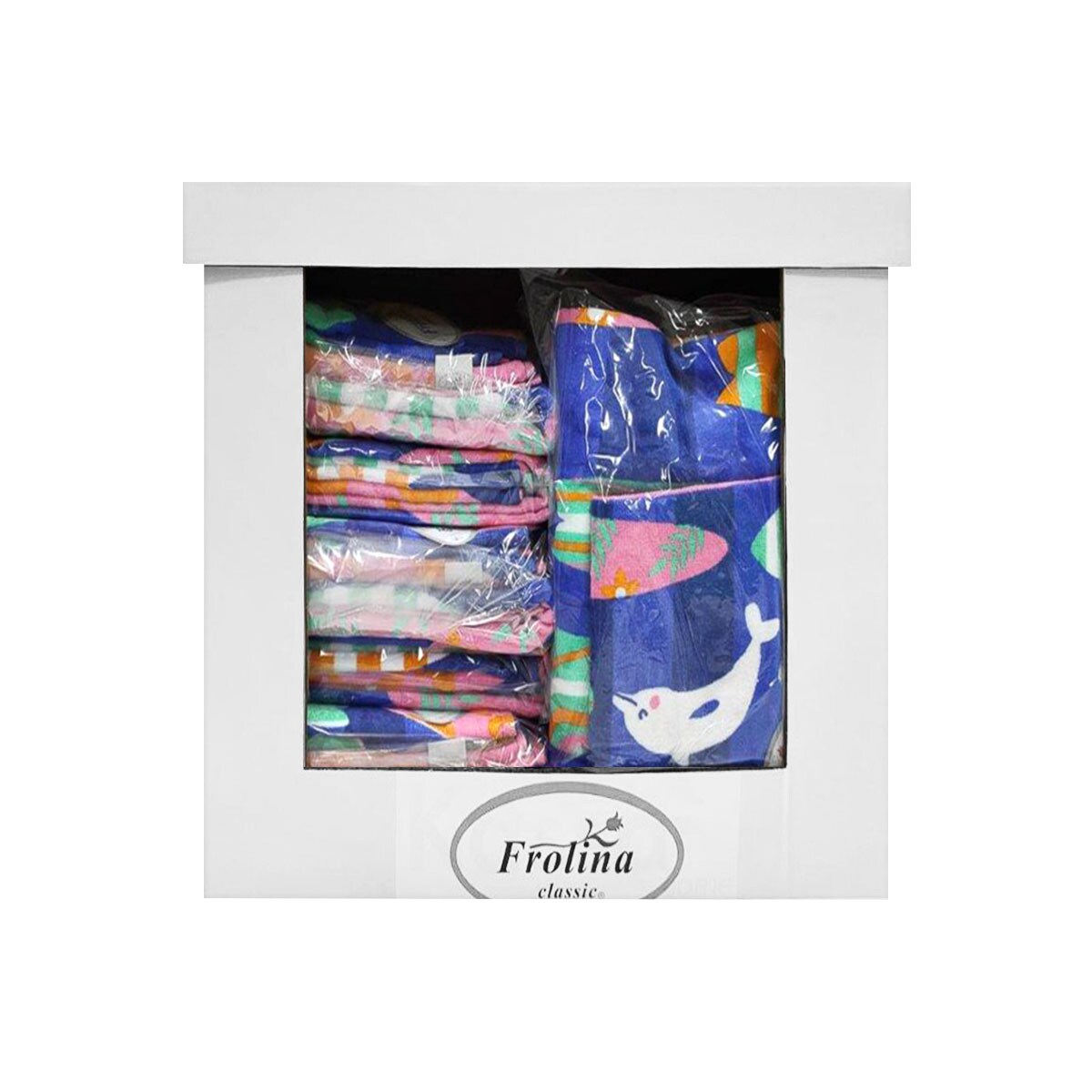 ผ้าขนหนู Gift Set FROLINA รุ่น Girl-Fish ขนาด 30 x 60 น | OfficeMate