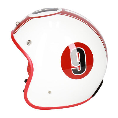 หมวกกันน็อค DIFF รุ่น MEJ 94079 สีขาว - แดง | OfficeMate